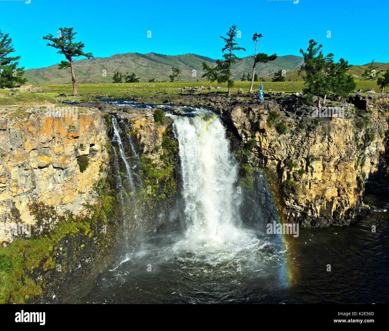 Orkhon waterfall hi-res stock photography and images - Alamy