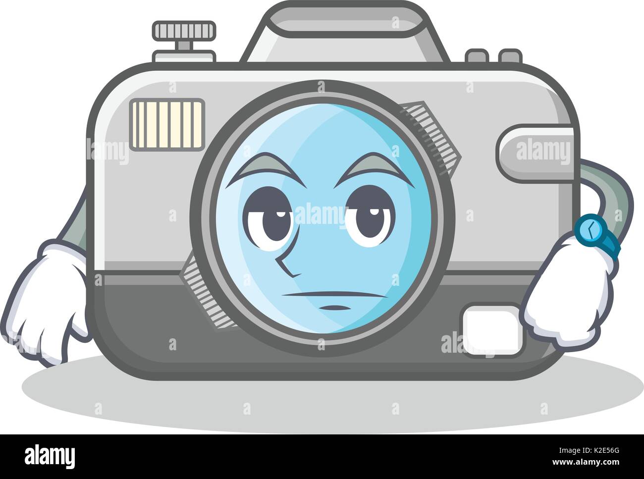 Waiting camera caharacter cartoon design Stock Vector Image & Art - Alamy