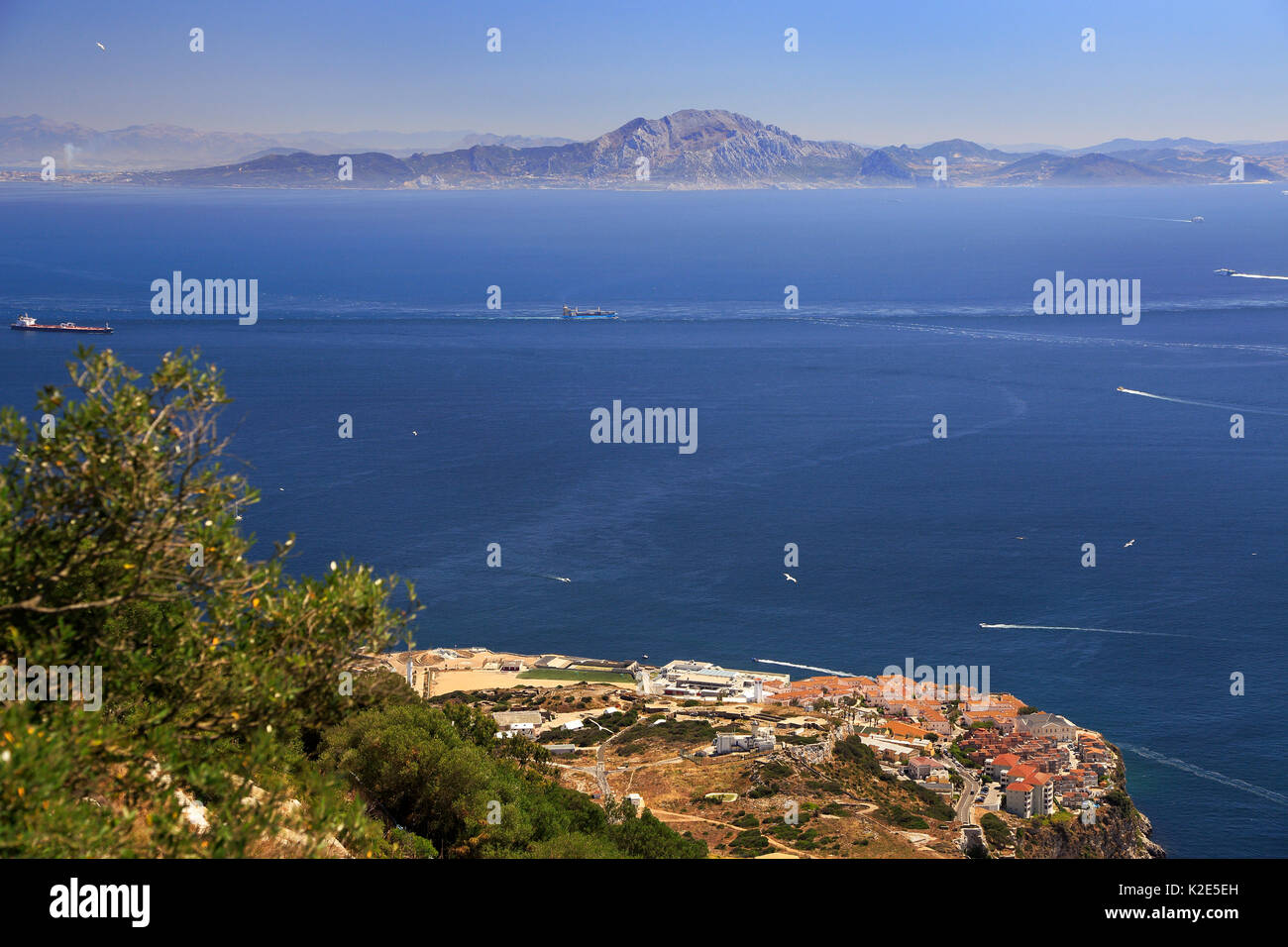 Strait of gibraltar aerial hi-res stock photography and images - Alamy