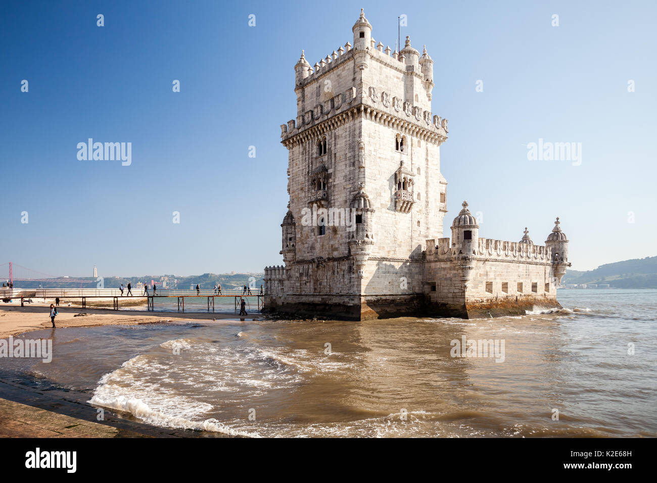 Belem tower and tajo river hi-res stock photography and images - Alamy