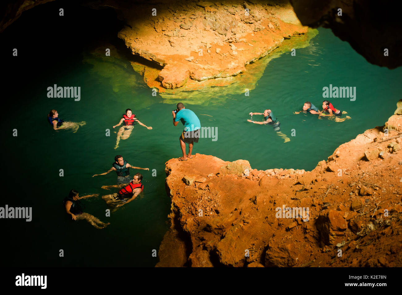 Floating experience at Poço Azul, Chapada Diamantina, Bahia Estate ...