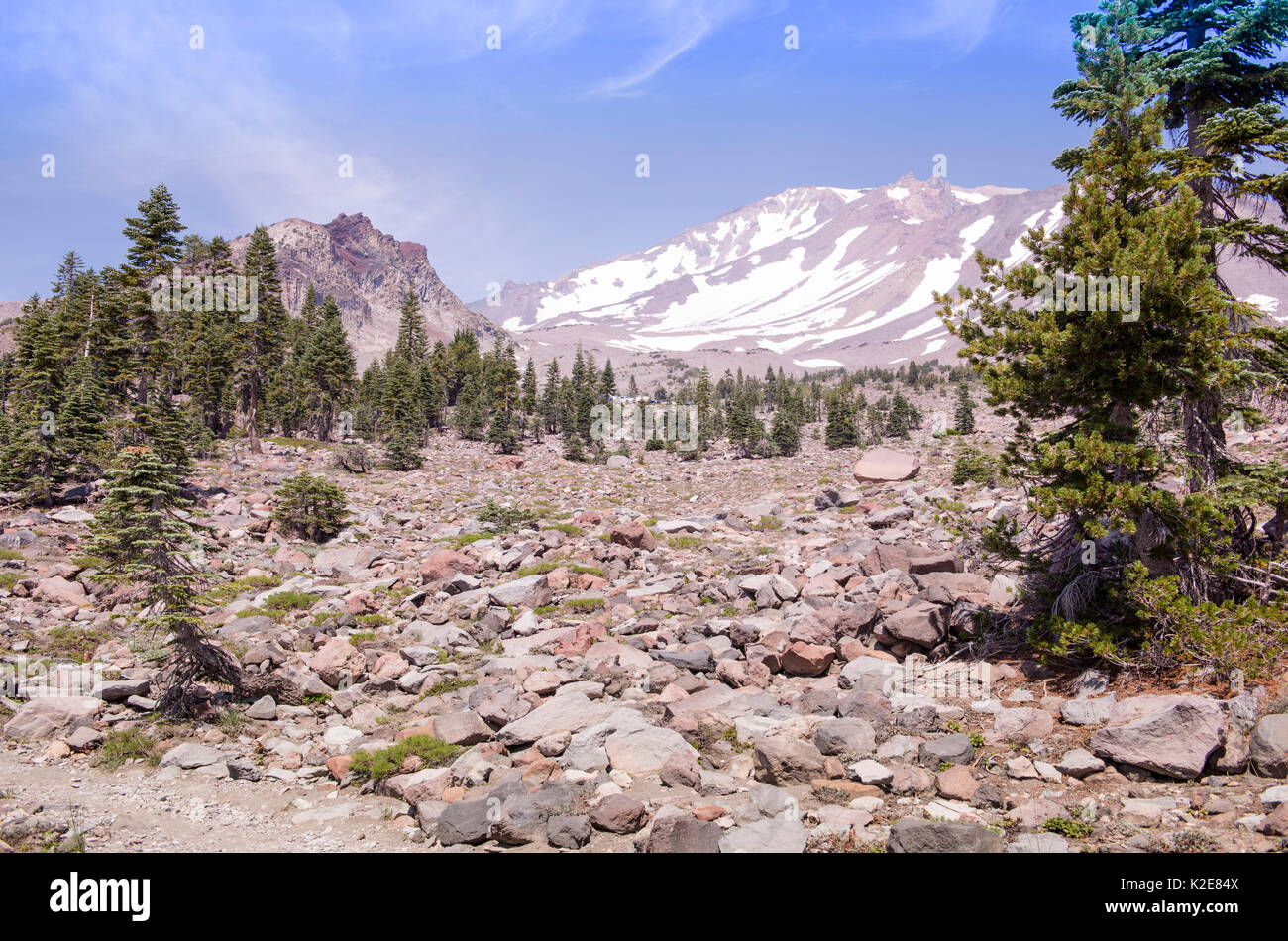 Here is a picturesque landscape photo of Mt. Shasta on a gorgeous ...