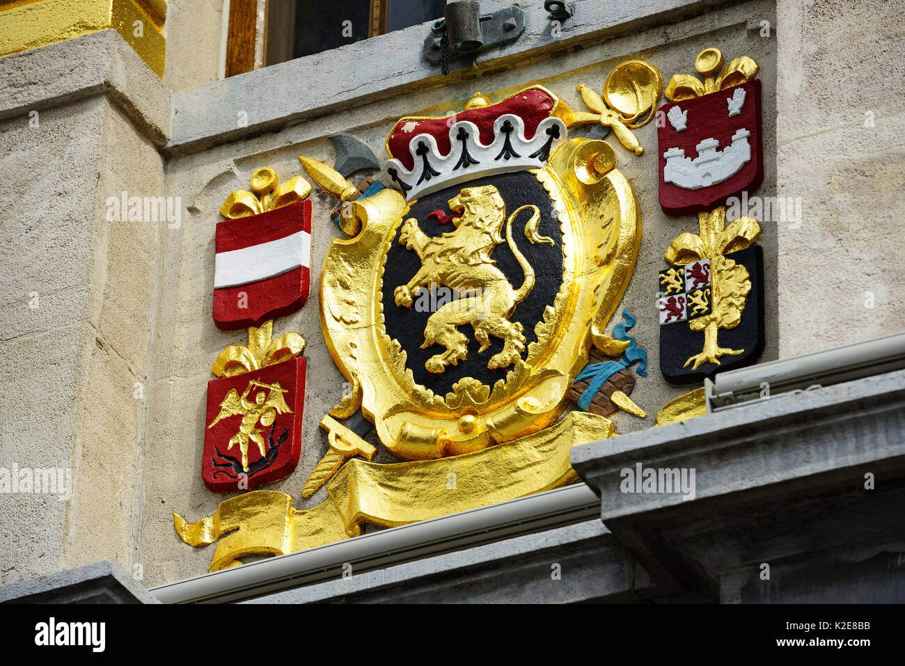 Belgian lions hi-res stock photography and images - Alamy