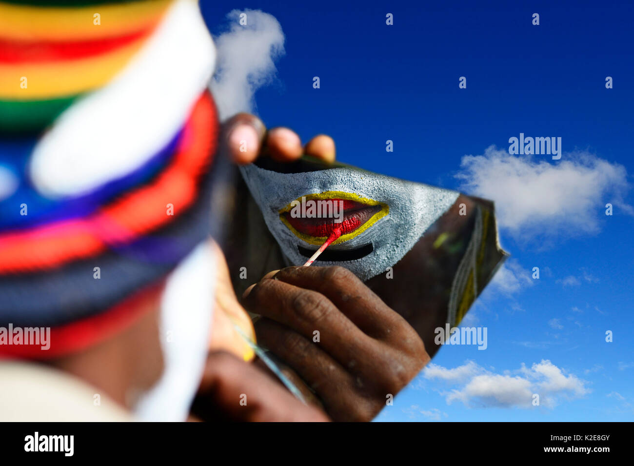Preparing of the highland tribes, Hooks Ambe group, for the great ...
