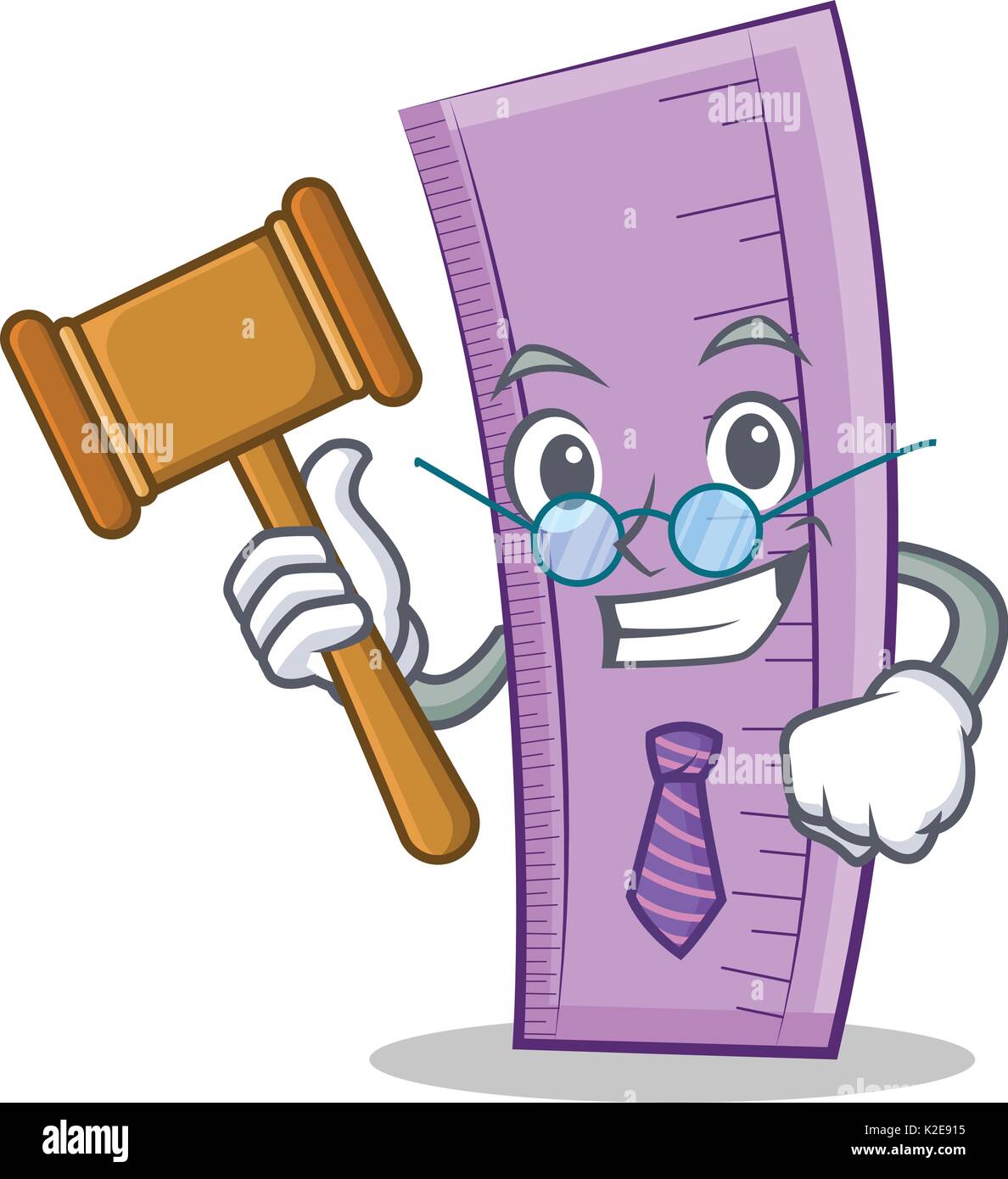 Judge ruler character cartoon style Stock Vector Image & Art - Alamy