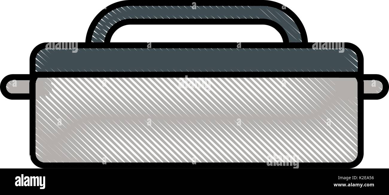 Colorful pan doodle over white background vector illustration Stock ...