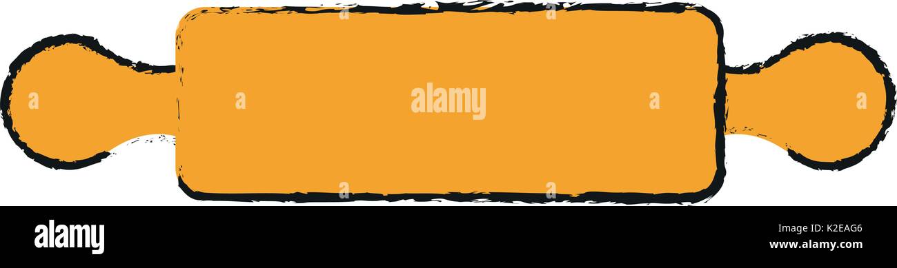 rolling pin vector illustration Stock Vector Image & Art - Alamy