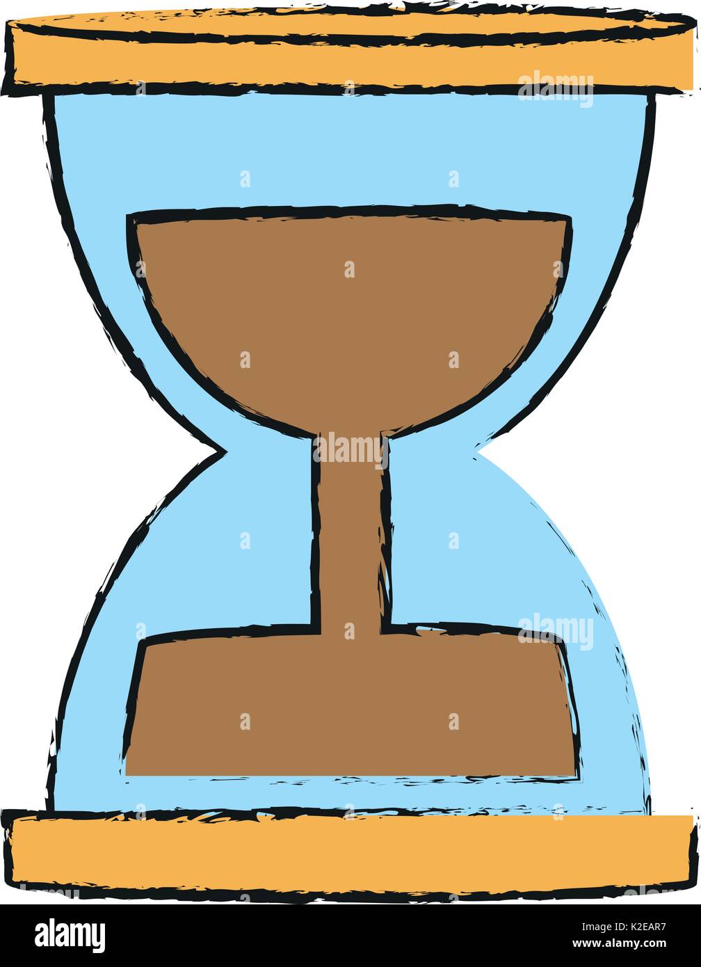 hourglass vector illustration Stock Vector Image & Art - Alamy