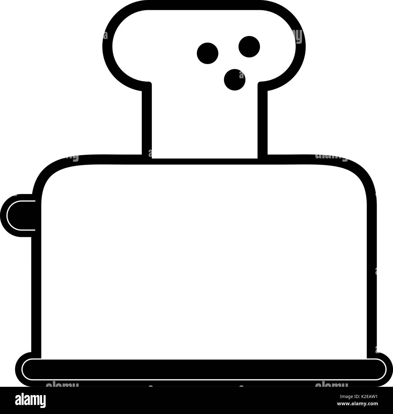 toaster vector illustration Stock Vector Image & Art - Alamy