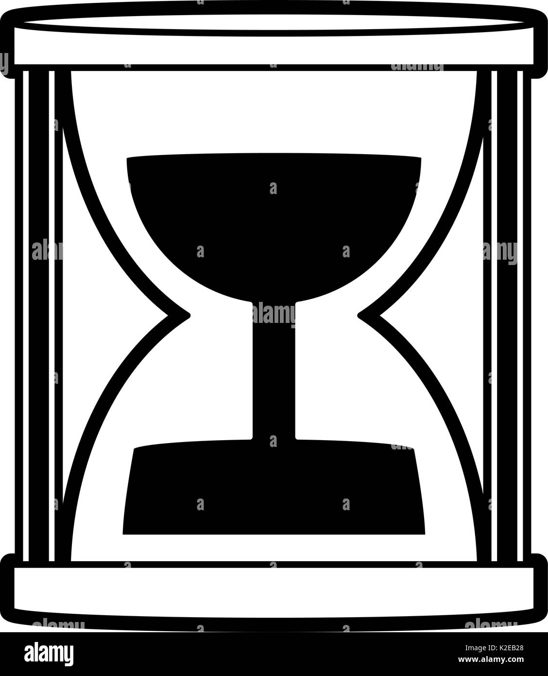 hourglass vector illustration Stock Vector Image & Art - Alamy