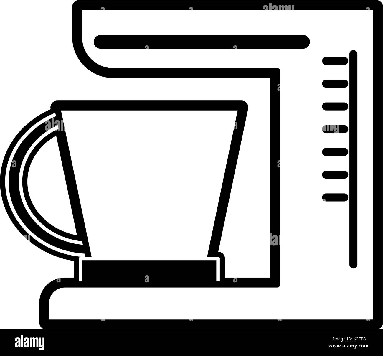coffee maker vector illustration Stock Vector Image & Art - Alamy
