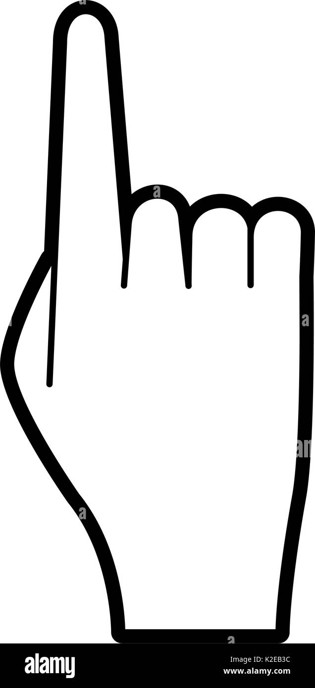 hand vector illustration Stock Vector Image & Art - Alamy