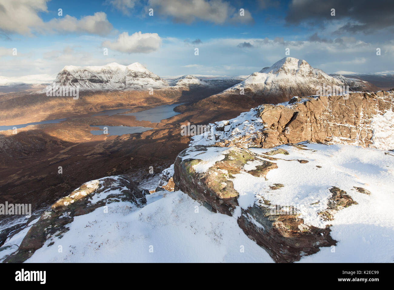 Moor Mountain Sutherland Scotland Stock Photos & Moor Mountain ...