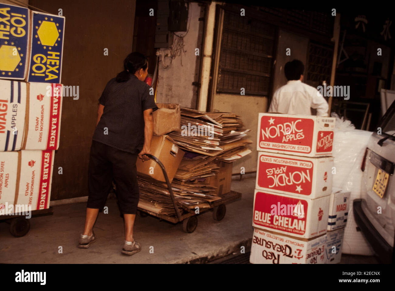 Cardboard work hi-res stock photography and images - Alamy