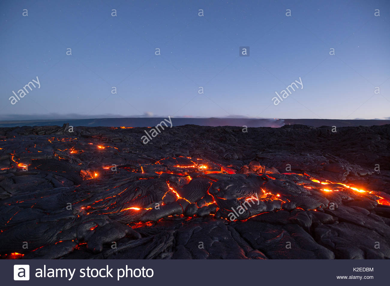 Pahoehoe Lava From 61g Flow Stock Photos & Pahoehoe Lava From 61g Flow ...