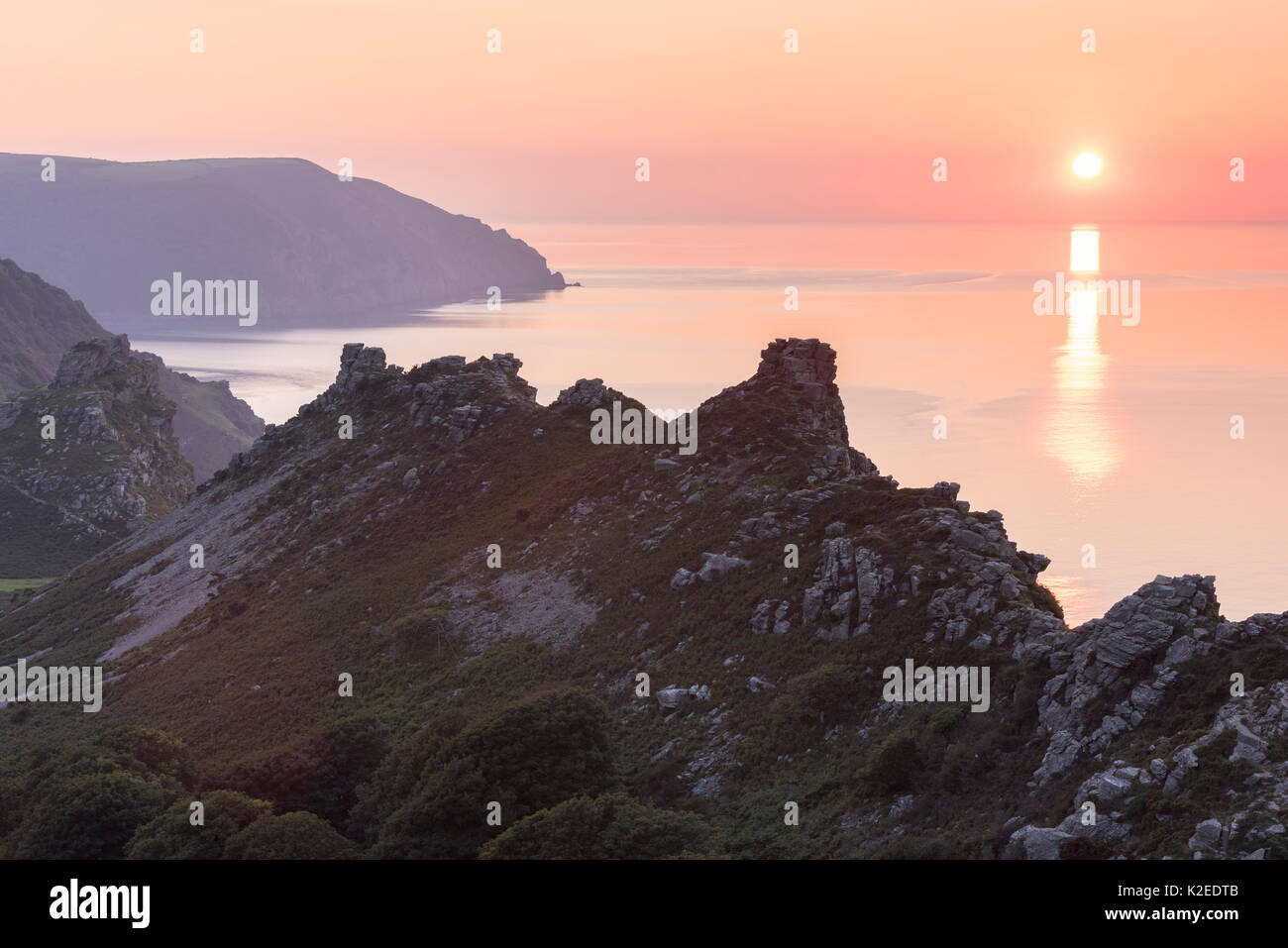 Valley of the rocks exmoor devon High Resolution Stock Photography and ...