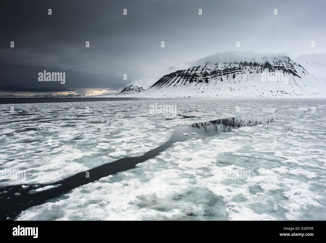 Fjord ice in isfjorden hi-res stock photography and images - Alamy