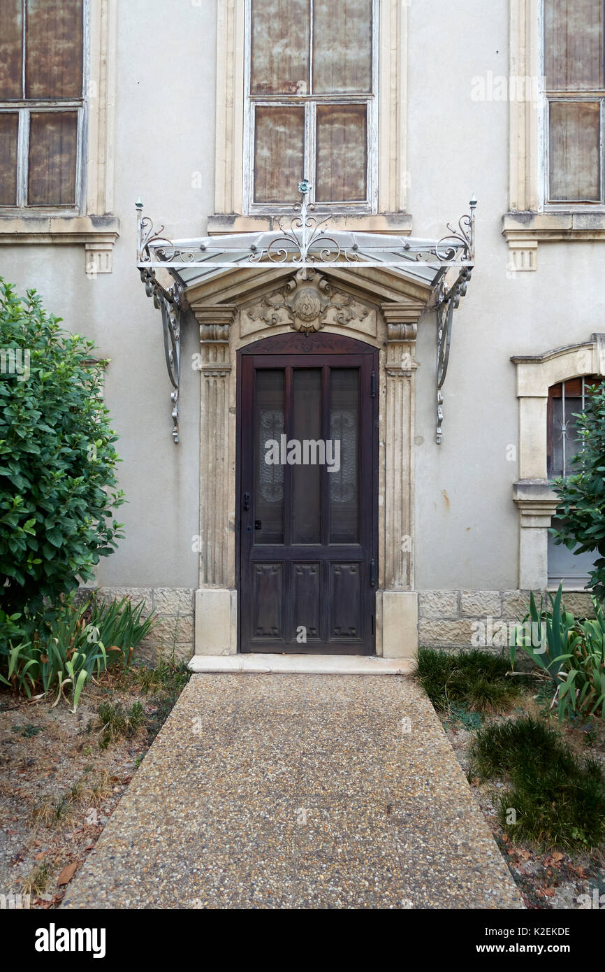 Door entrance in a old villa in France Stock Photo - Alamy