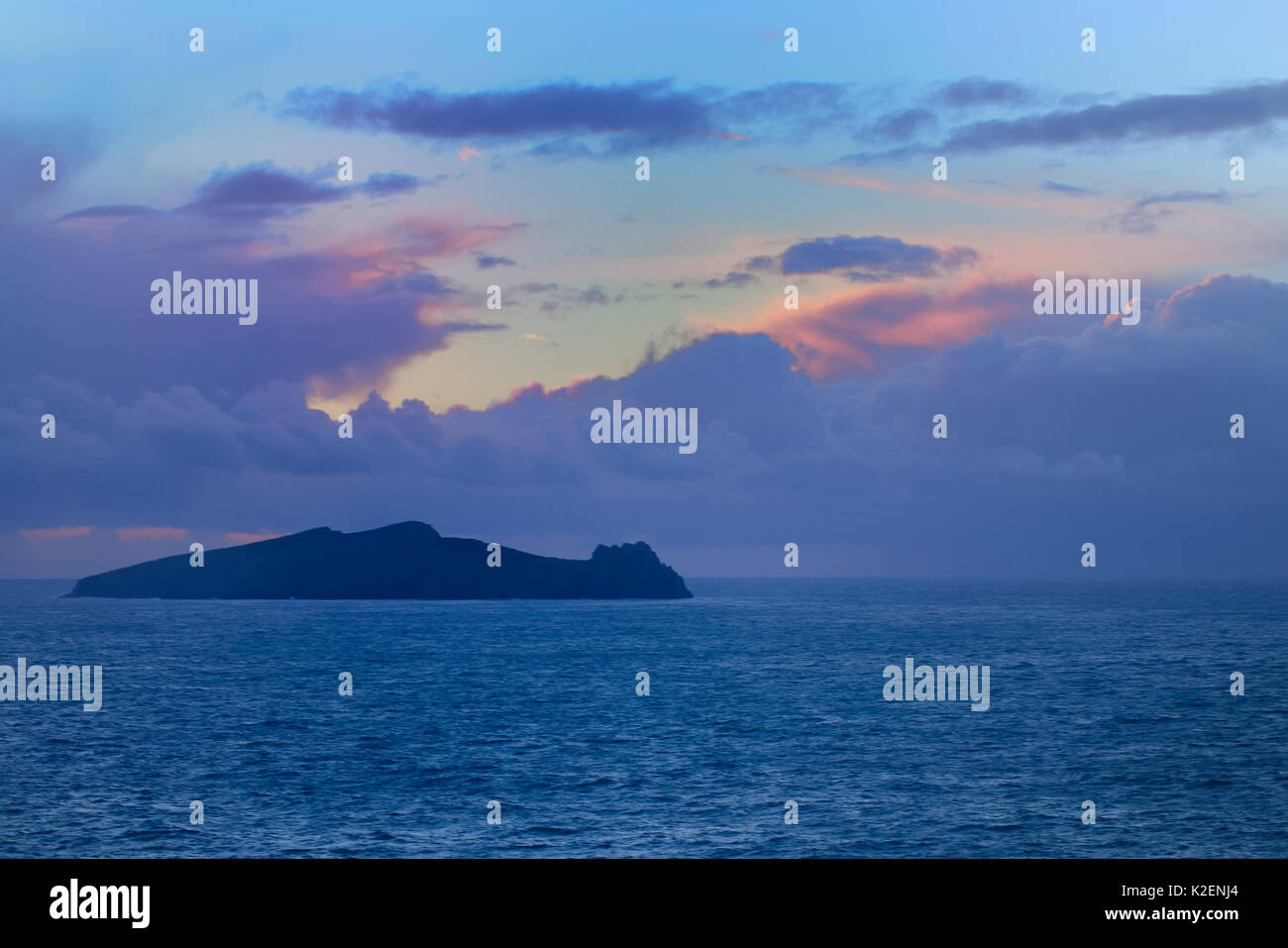 Inishtooskert also known as the Sleeping Giant / An Fear Marbh as seen ...