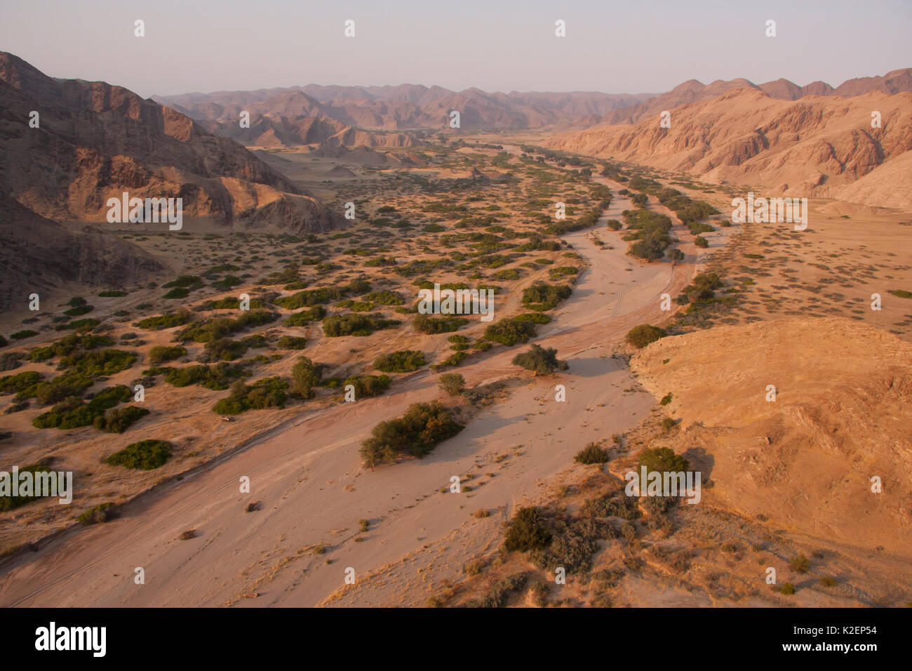 Aerial view of Hoanib River, Namibia, September 2011 Stock Photo - Alamy