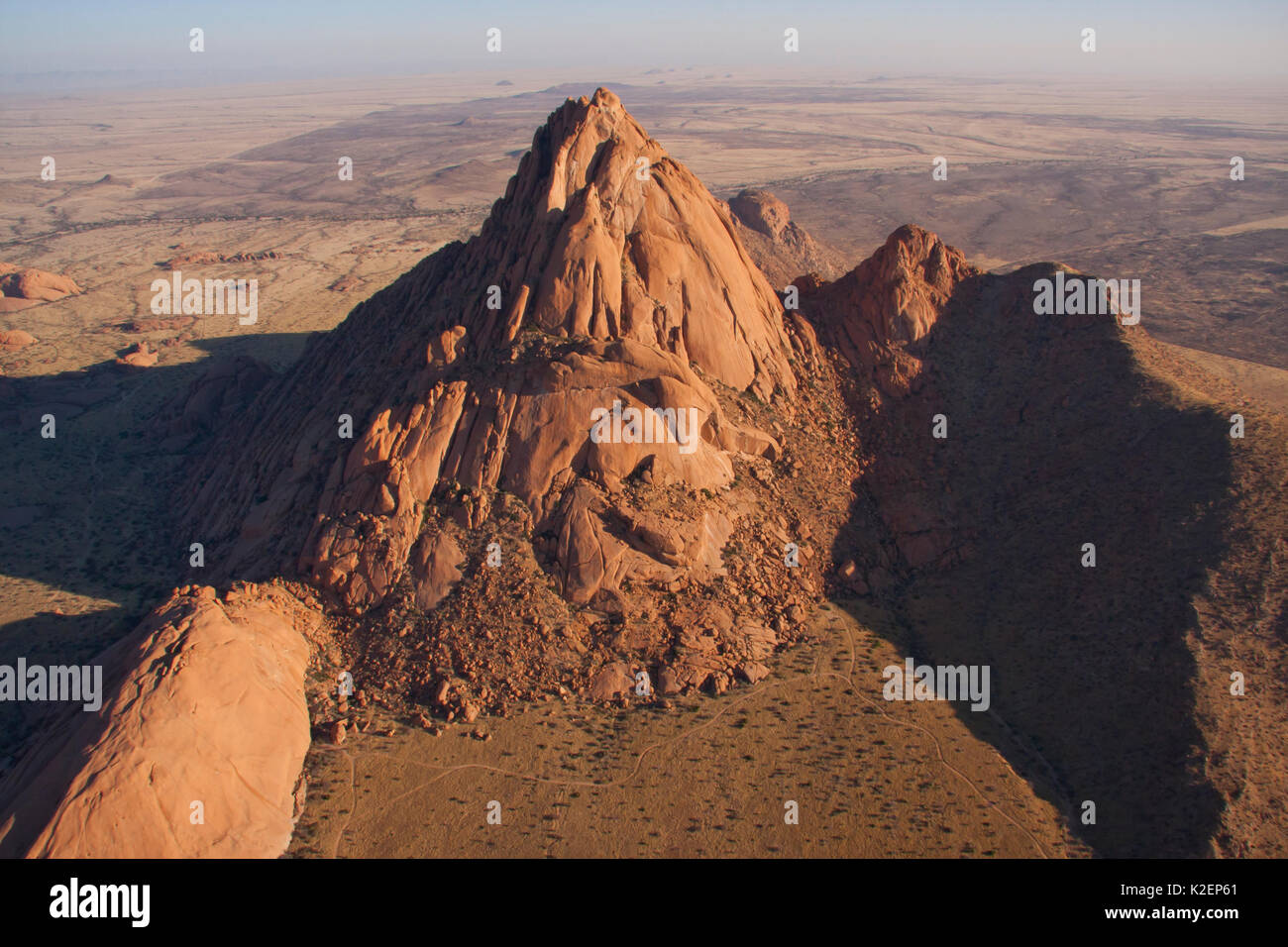 Aerial view of Spitzkoppe, Namibia, September 2011 Stock Photo - Alamy