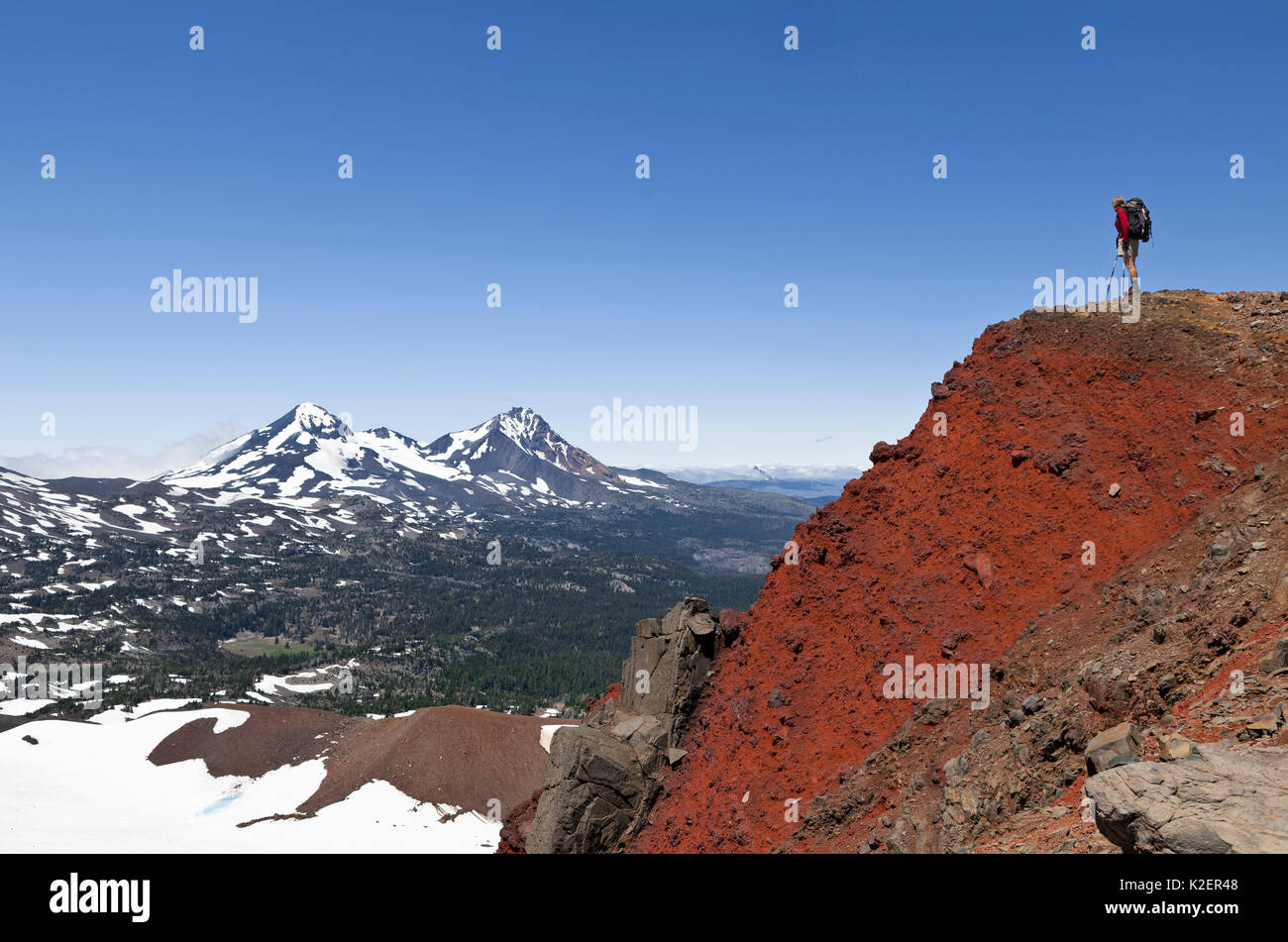 Broken top mountain three sisters hi-res stock photography and images ...