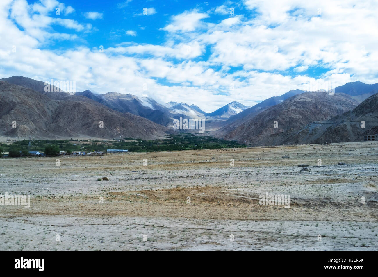 Natural landscape in Leh Ladakh, Jammu and Kashmir, India Stock Photo ...