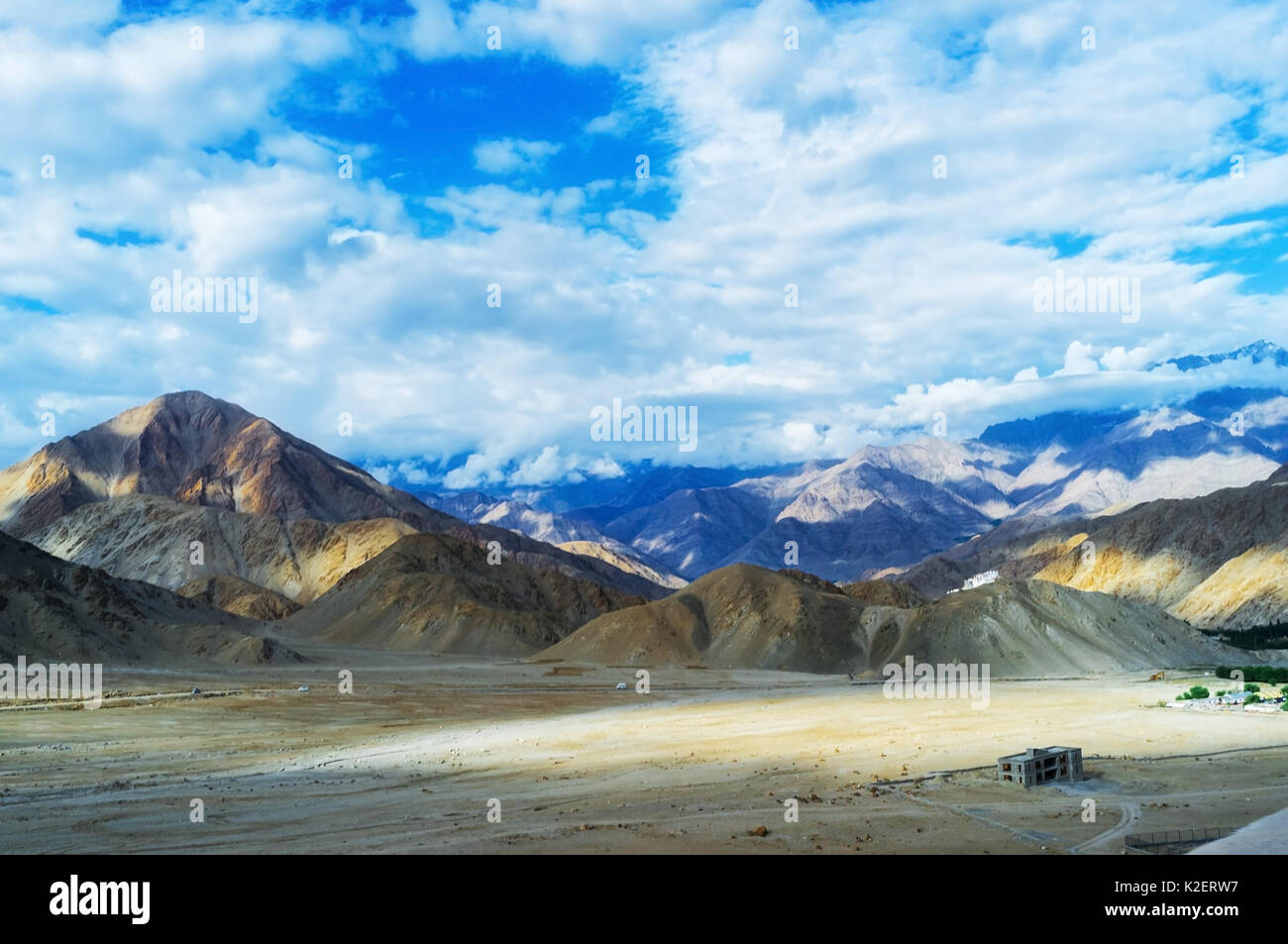Natural landscape in Leh Ladakh, Jammu and Kashmir, India Stock Photo ...