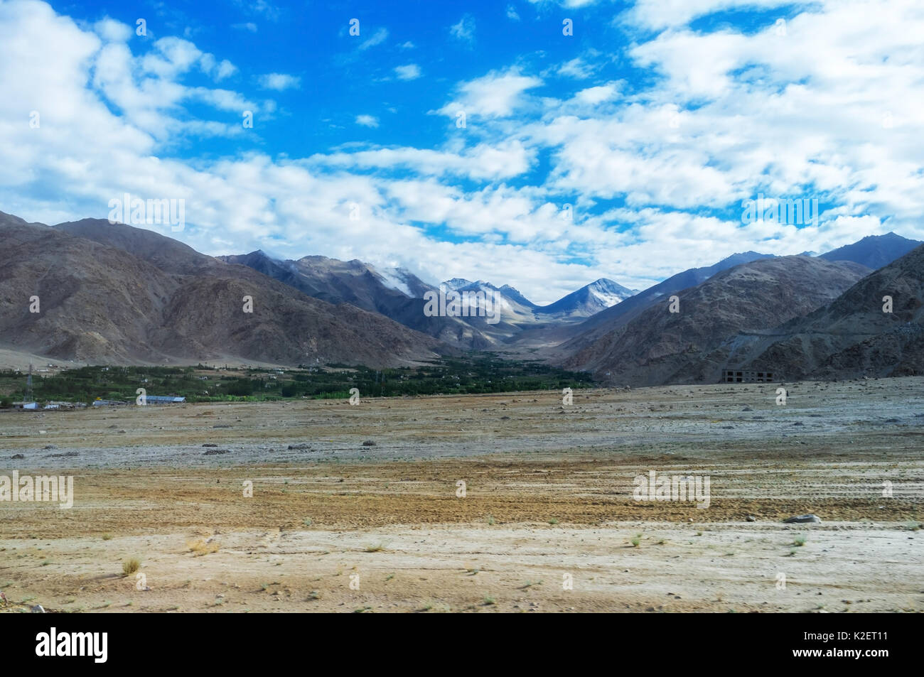Natural landscape in Leh Ladakh, Jammu and Kashmir, India Stock Photo ...