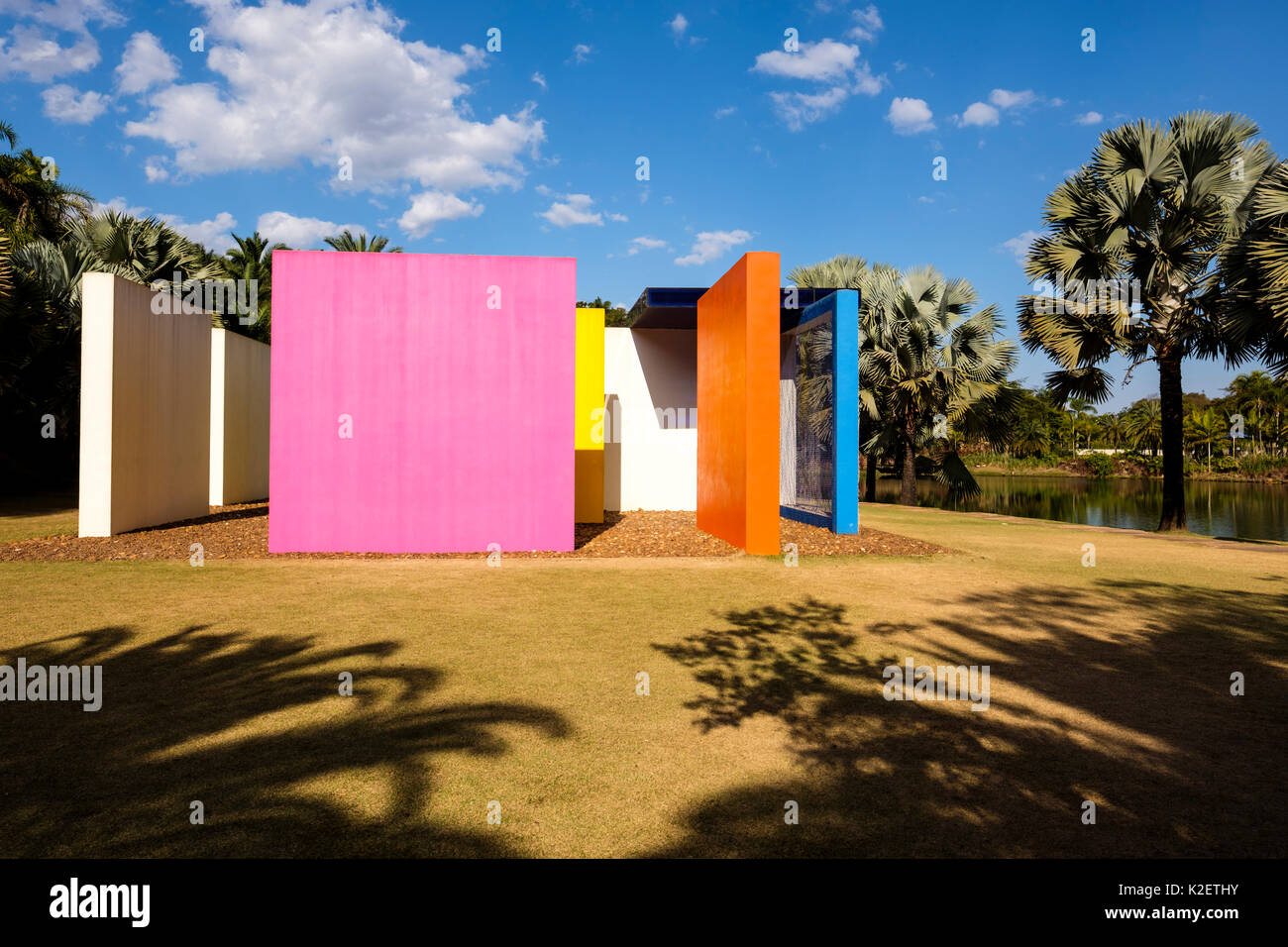 Helio Oiticica art installation Penetravel Magic Square # 5 at Inhotim ...