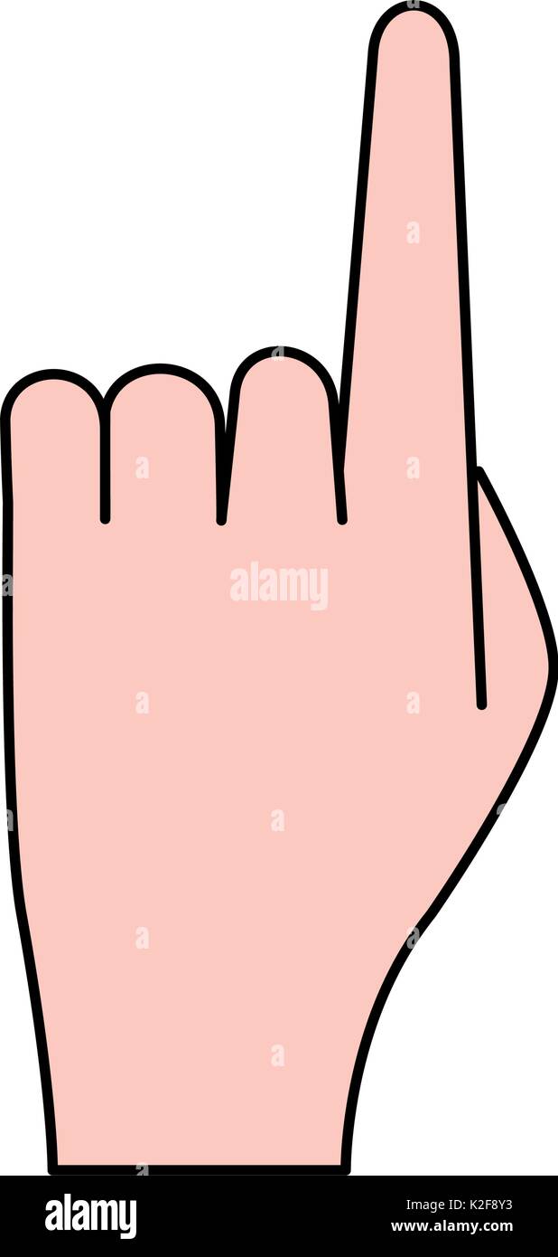 hand vector illustration Stock Vector Image & Art - Alamy