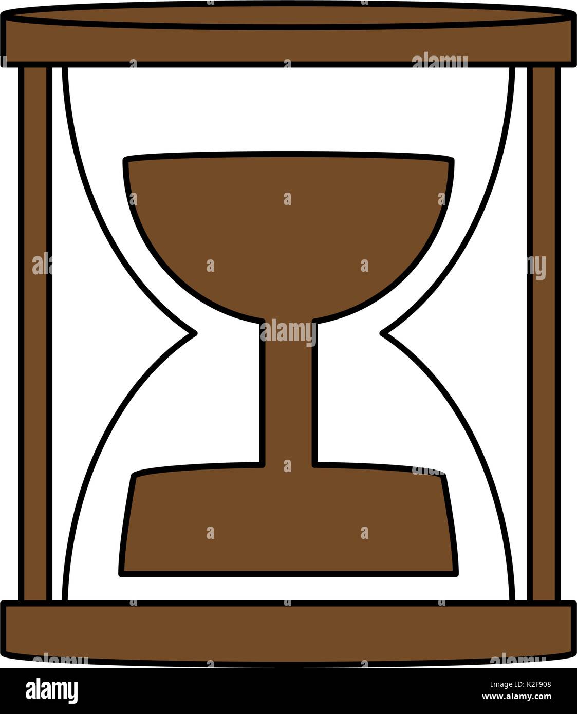 hourglass vector illustration Stock Vector Image & Art - Alamy