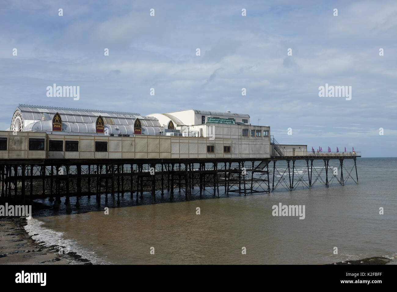 Aberystwyth royal pier wales hi-res stock photography and images - Alamy