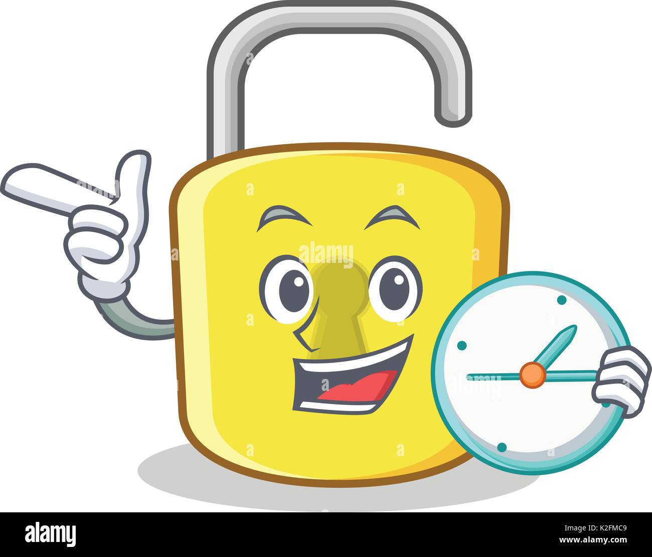 Clock arms Stock Vector Images - Alamy