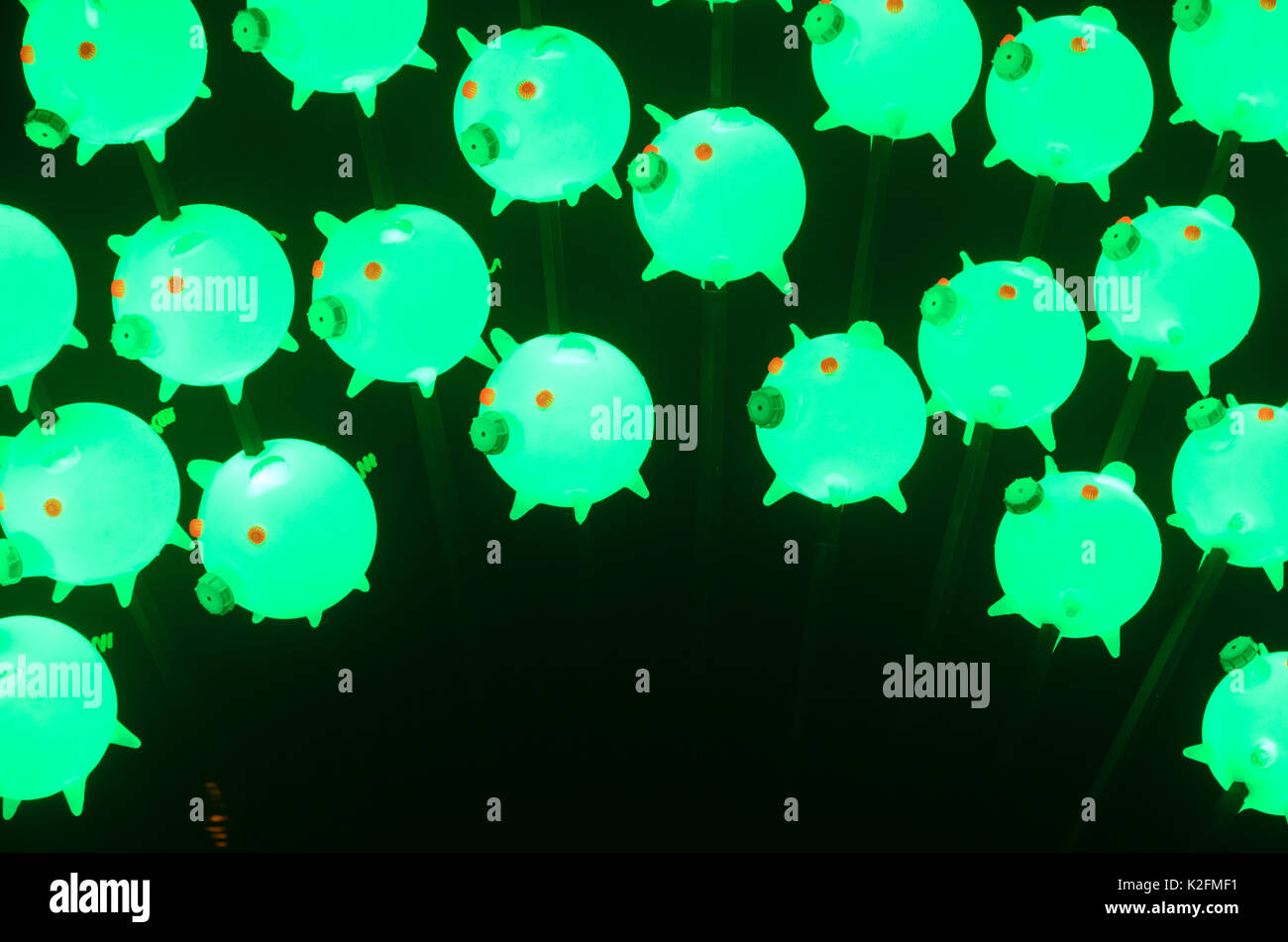 Light object at Illuminade, Amsterdam, Netherlands Stock Photo - Alamy