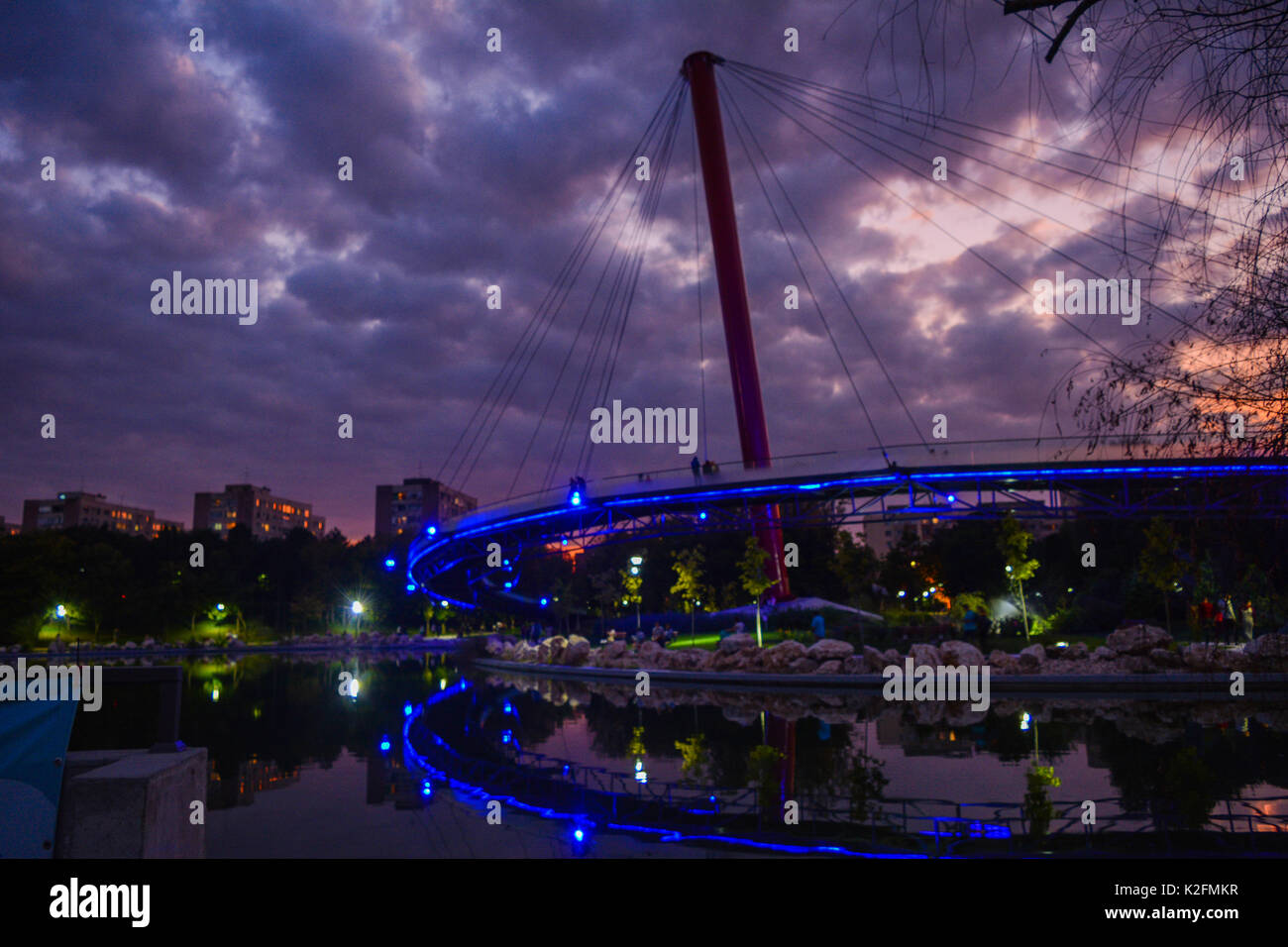 Futuristic bridge hi-res stock photography and images - Alamy