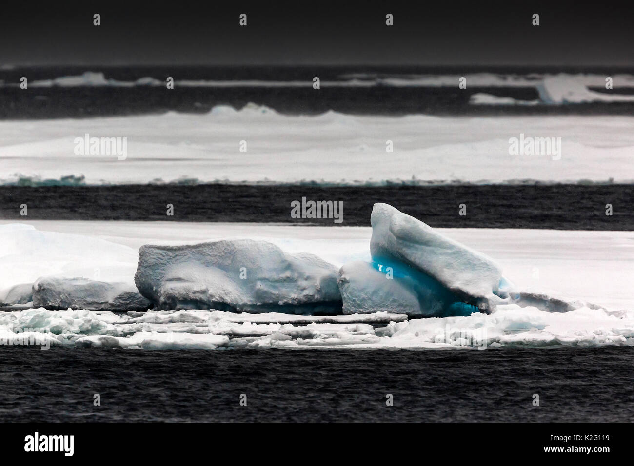 Svalbard, sea ice Stock Photo - Alamy