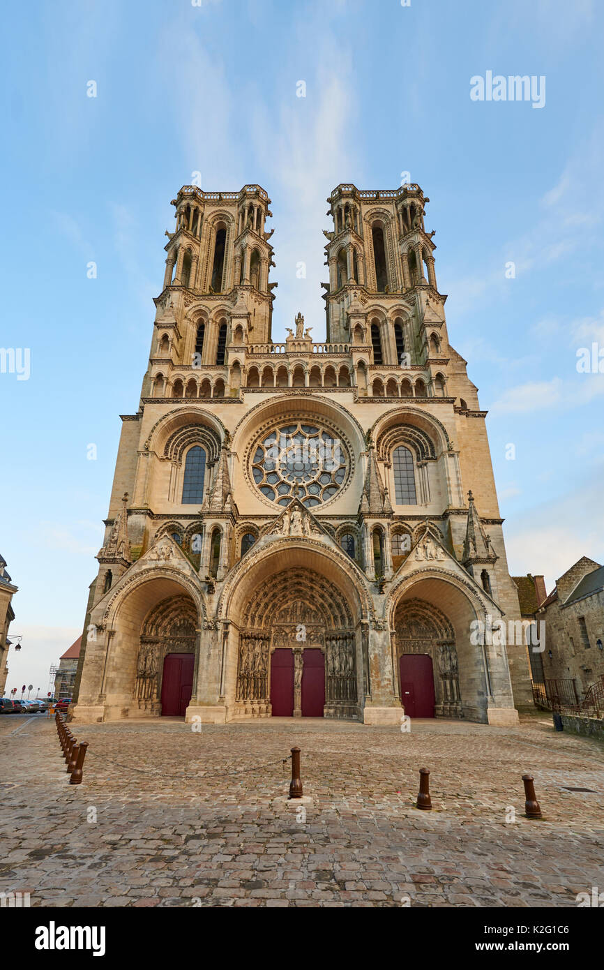 Laon Cathedral, France Stock Photo - Alamy