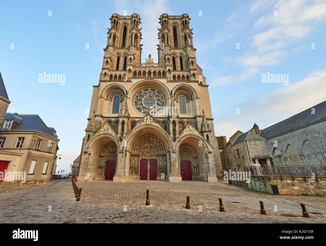 Laon Cathedral, France Stock Photo - Alamy