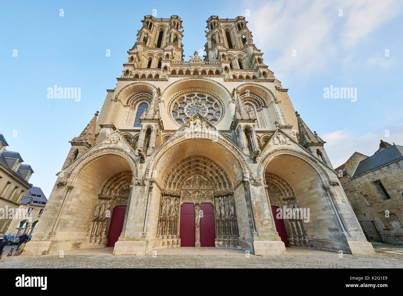 Laon Cathedral, France Stock Photo - Alamy