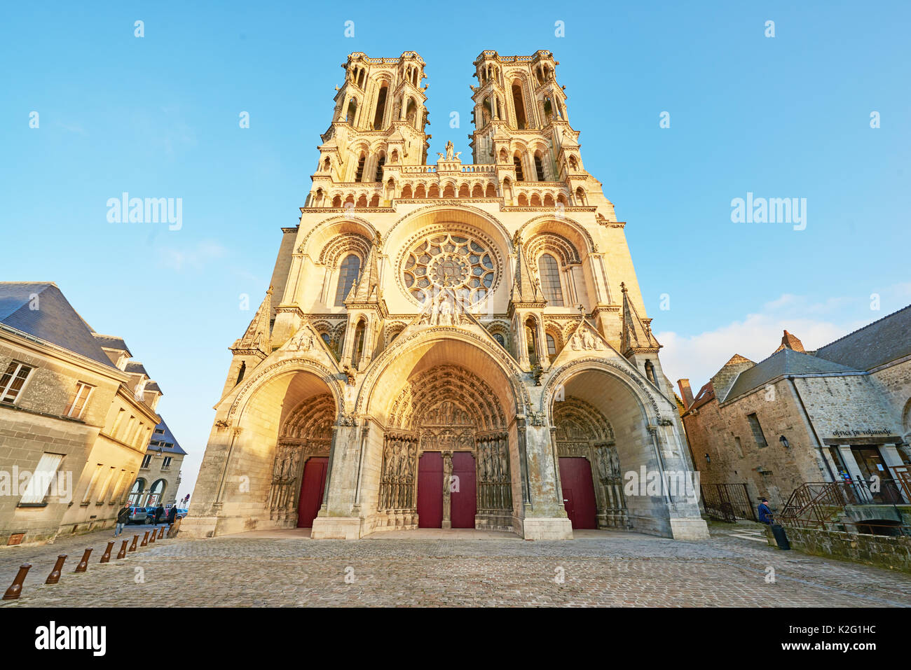 Laon Cathedral, France Stock Photo - Alamy