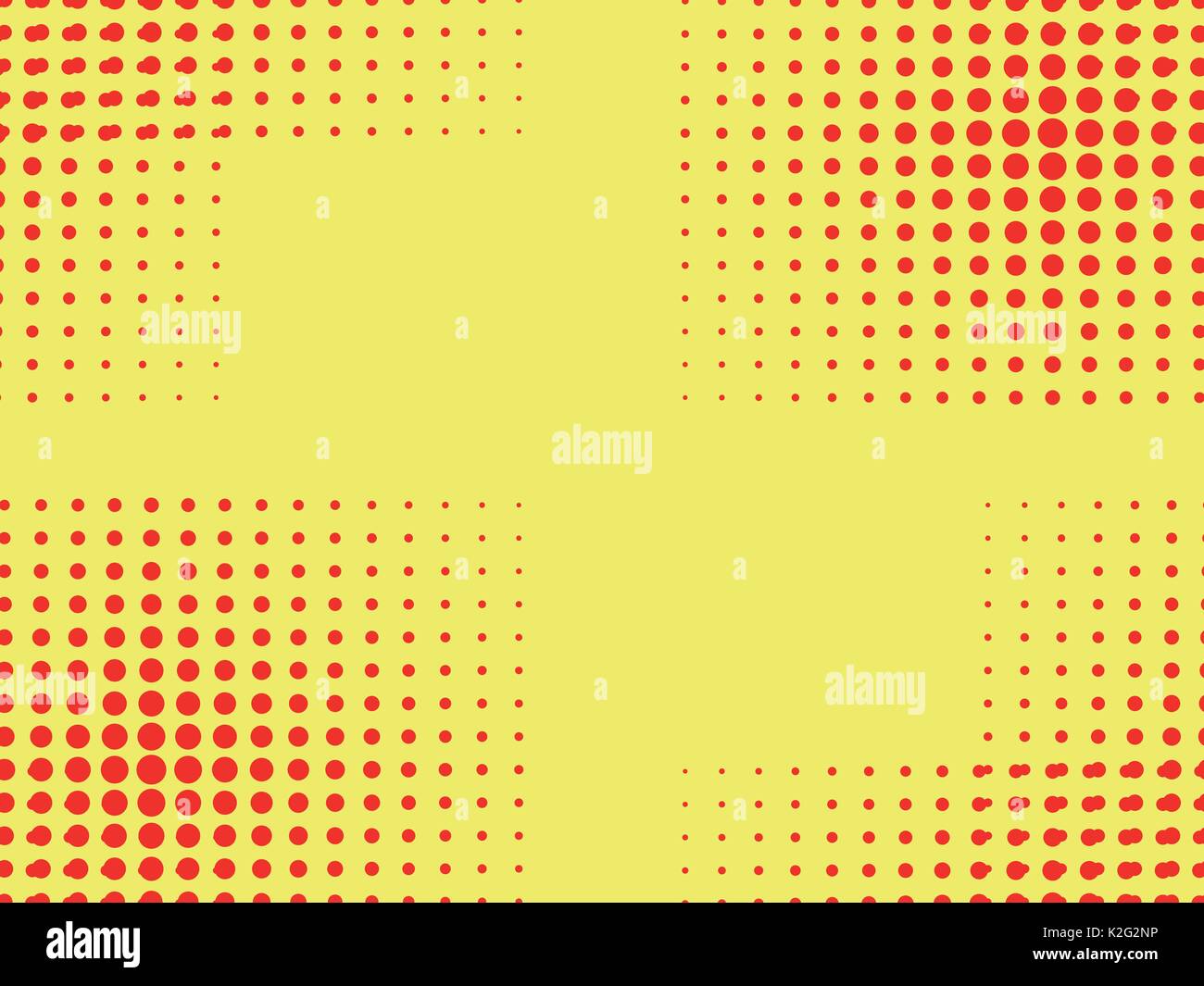 Pop art seamless pattern. Halftone background. Vector illustration ...