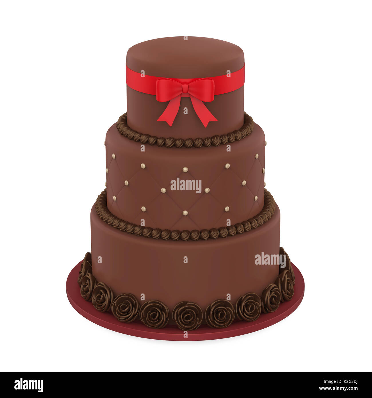 3 tier round cake hi-res stock photography and images - Alamy