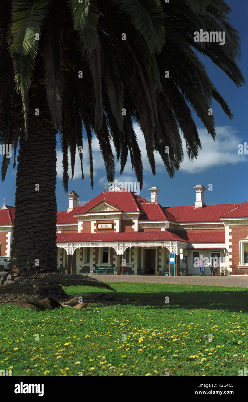 Mudgee, New South Wales, Australia: rather grand railway station, built ...