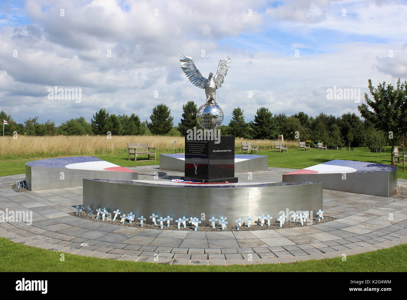 The Royal Air Forces Association memorial at the National Memorial ...