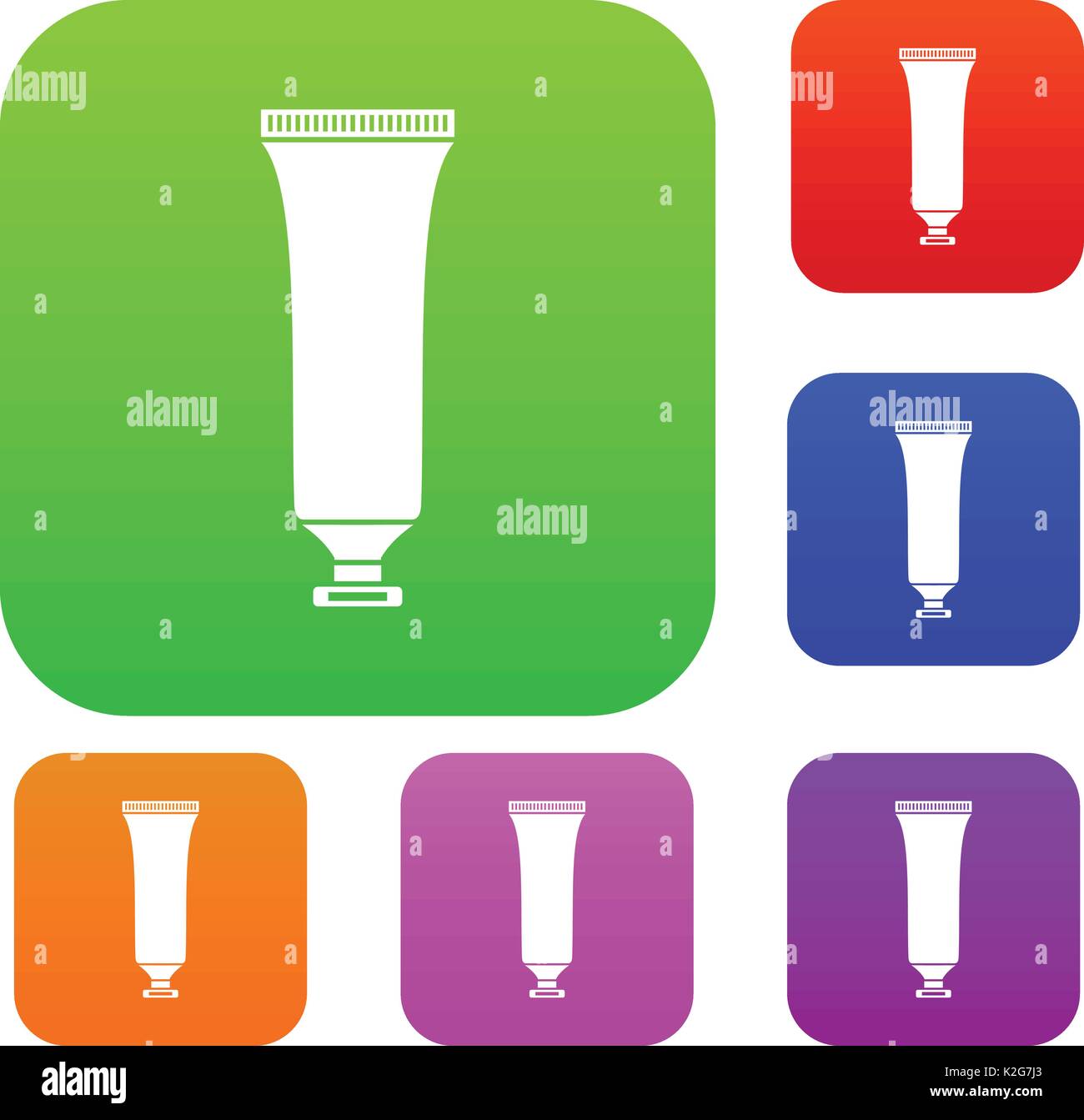 Cosmetic tube set collection Stock Vector Image & Art - Alamy