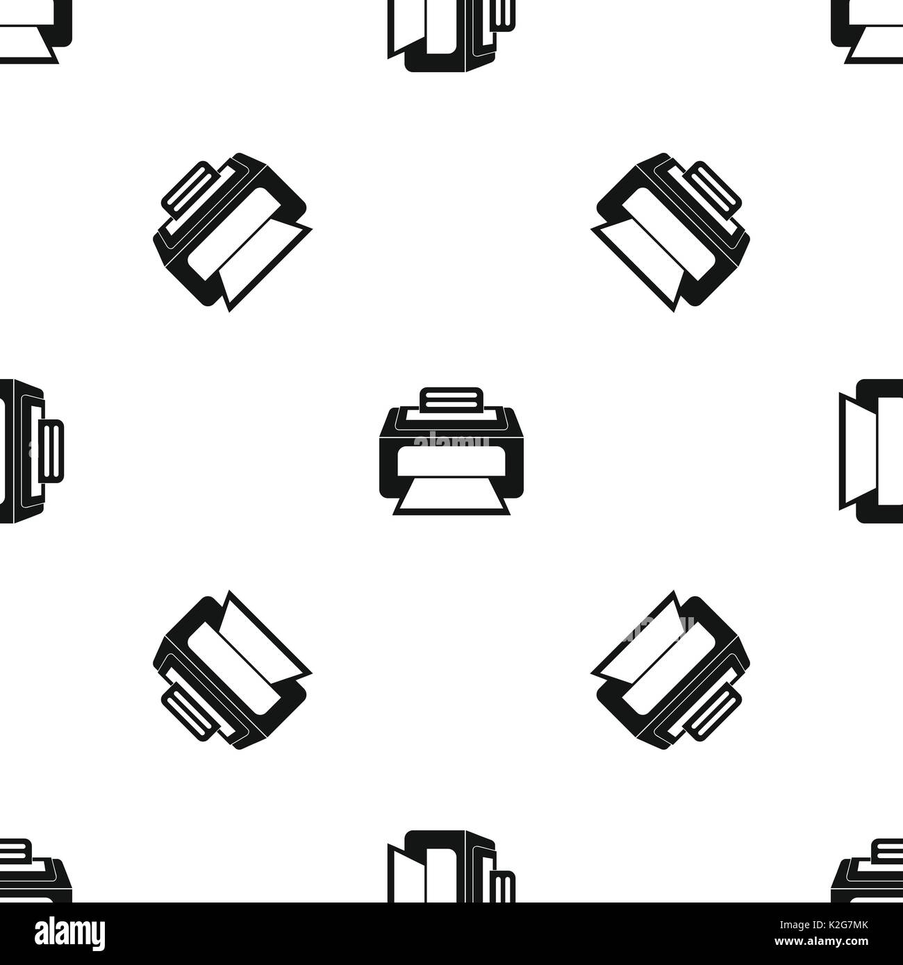 Modern laser printer pattern seamless black Stock Vector Image & Art ...