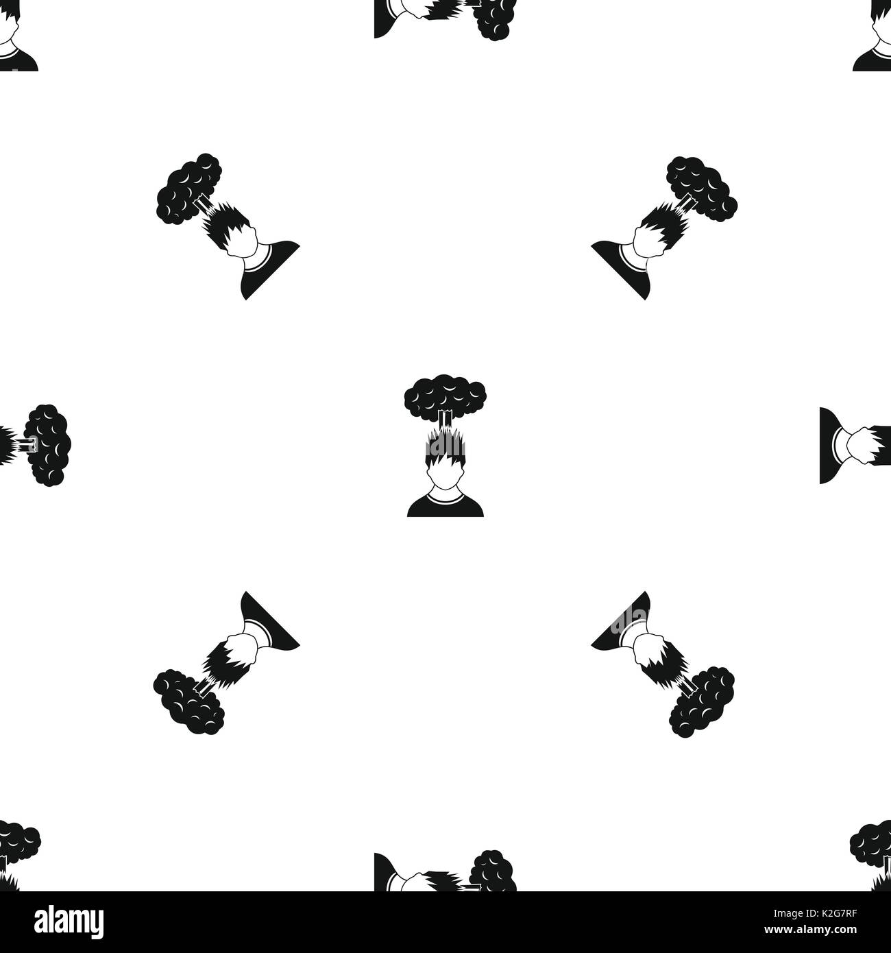 Black cloud over head Stock Vector Images - Alamy