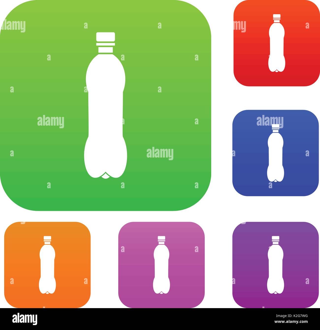 Bottle set collection Stock Vector Image & Art - Alamy
