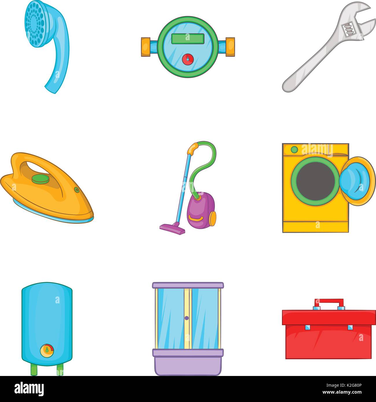 Master icons set, cartoon style Stock Vector Image & Art - Alamy